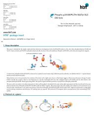 HTRF® package insert Streptavidin-XL665 - Cisbio Bioassays