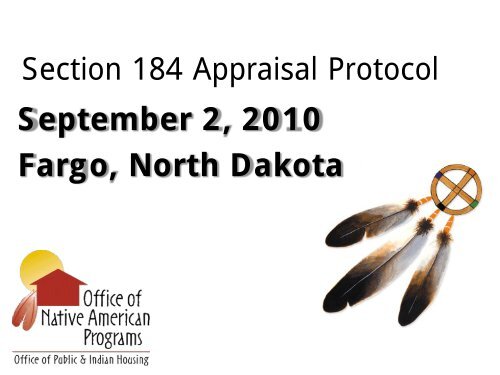 184 Appraisal Protocol - HUD