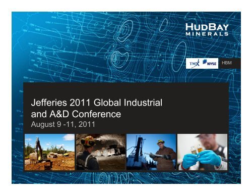 View this Presentation (PDF 3.35 MB) - Hudbay Minerals