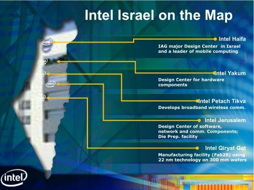 Intel Israel on the Map - Hudson Institute