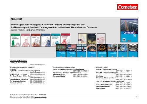 Download (PDF: 211 KB) - Cornelsen Verlag