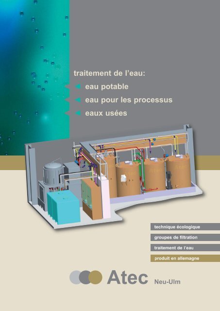 Traitement des eaux usées sans chimie Atec Advanced Oxidation ...