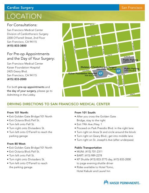 San Francisco Places to Stay - My Doctor Online - Kaiser Permanente