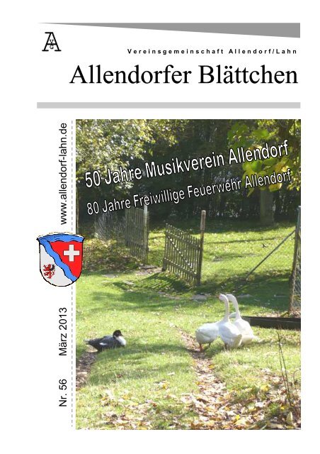 Ausgabe 56 - März 2013 - Allendorf / Lahn