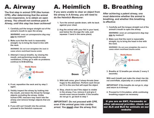 animal CPR handout (owner).indd