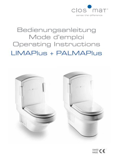 Bedienungsanleitung Mode d'emploi Operating ... - Closomat