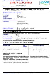 Allergy Testing Information Sheet - Hycor Biomedical