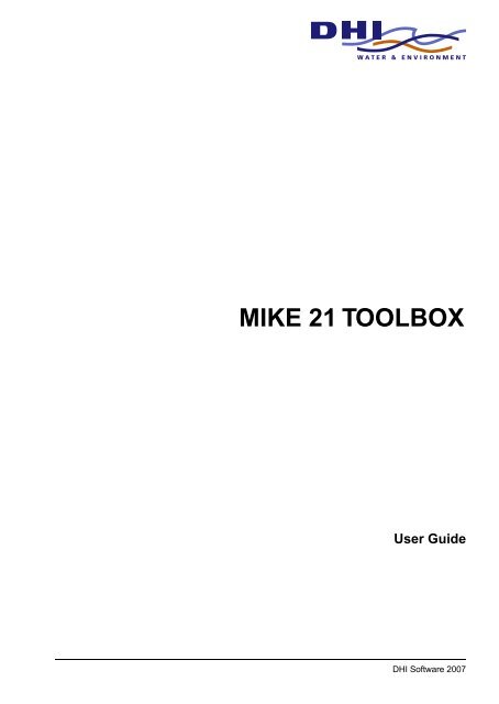 MIKE 21 TOOLBOX - HydroAsia