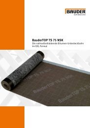 Flachdach-Systeme BauderTHERM Verlegeanleitung