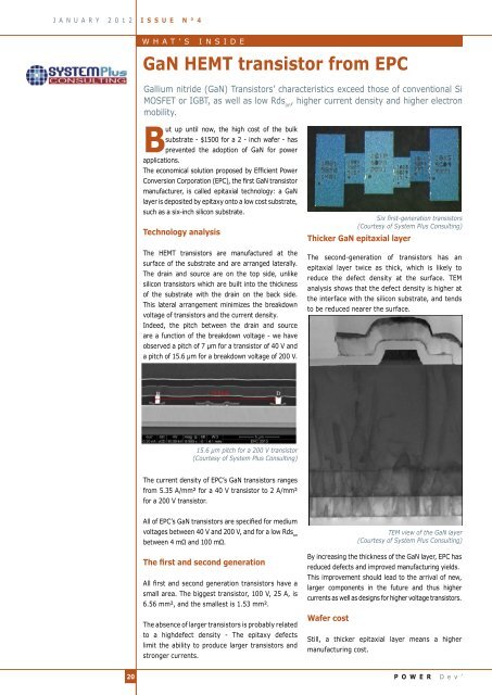 GaN HEMT transistor from EPC - I-Micronews