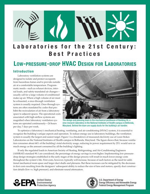 Low-Pressure-Drop HVAC Design for Laboratories ... - I2SL
