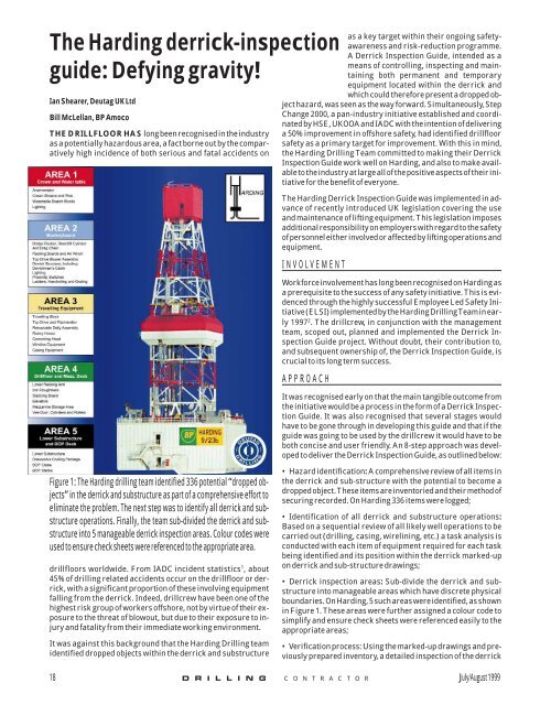 The Harding derrick-inspection guide: Defying gravity! - IADC
