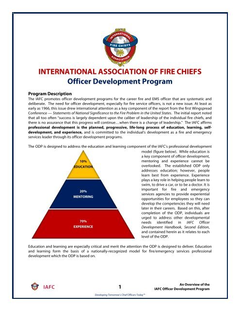 IAFC Officer Development Program Overview - International ...