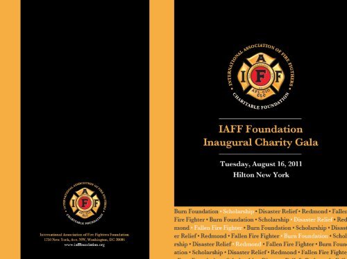 IAFF Foundation Inaugural Charity Gala