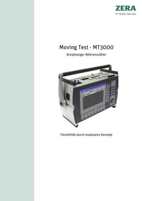 MT3000PZ Prospekt v. 401 (deutsch) - ZERA GmbH
