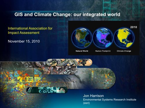 GIS and Climate Change - International Association for Impact ...