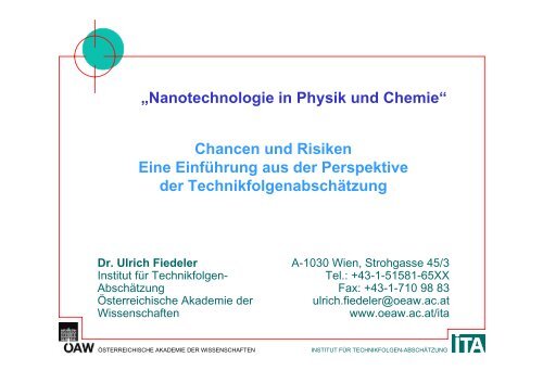 Beispiele - IAP/TU Wien