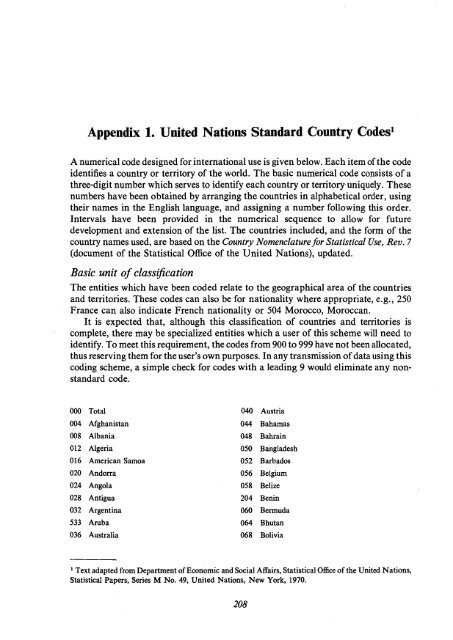 Appendix 1. United Nations Standard Country Codes1 - IARC