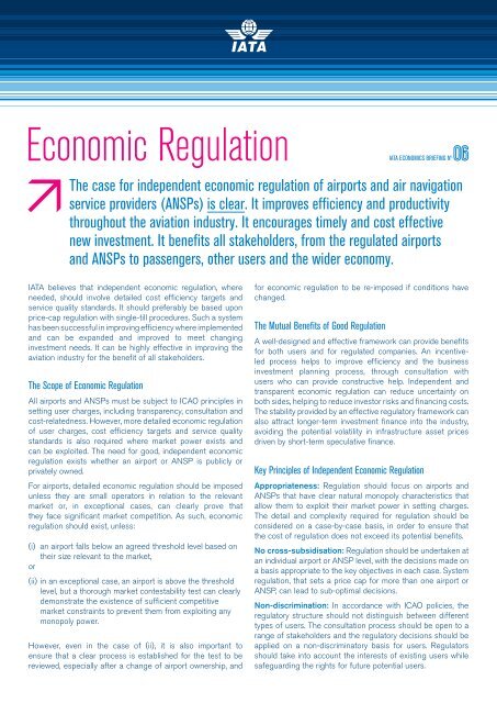 Economic Regulation - IATA
