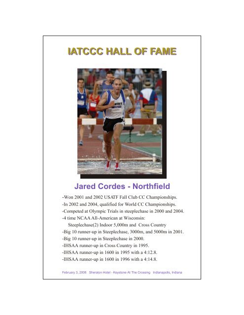 Bios and Pictures of All Inductees - iatccc