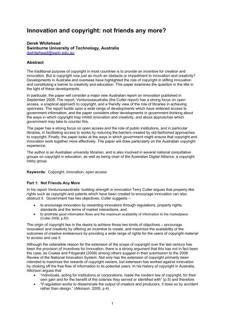 Derek Whitehead - IATUL