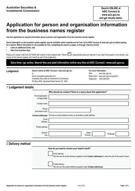 australian business register extract