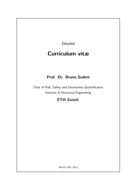 Curriculum vitæ