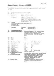 Material Safety Data Sheet (MSDS) And Useful ... - U.S. Army