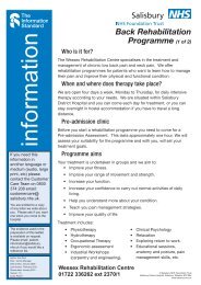Intermittent Claudication - ICID - Salisbury NHS Foundation Trust