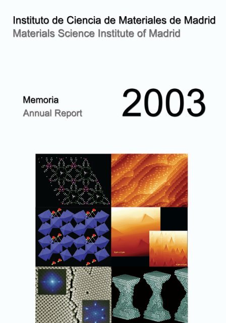 Materials Science Institute of Madrid - Consejo Superior de ...