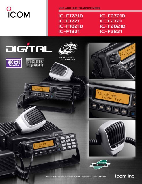 vhf and uhf transceivers - ICOM Canada