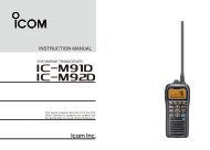 IC-M100 - ICOM Canada