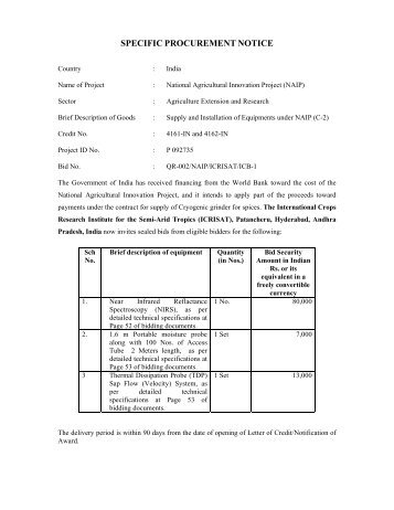 WHO template procurement specifications for sterile hypodermic ...