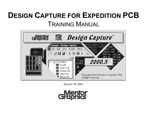 DESIGN CAPTURE FOR EXPEDITION PCB