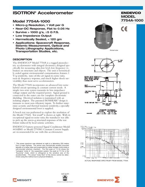 ISOTRONÂ® Accelerometer