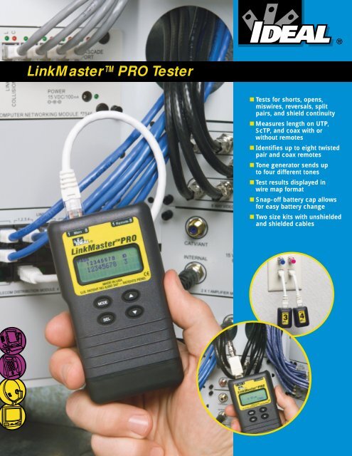 LinkMasterâ ¢ PRO Tester - Elma Instruments