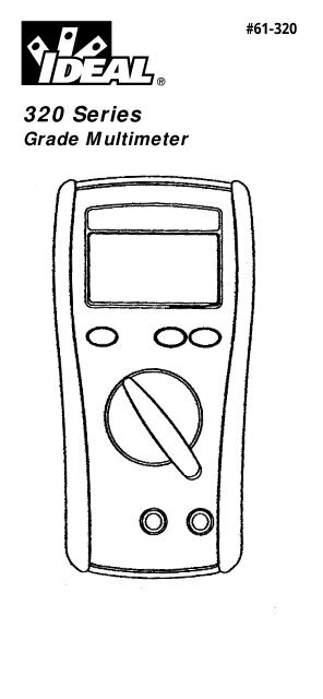 61-320 Multimeter Instructions - Ideal Industries Inc.
