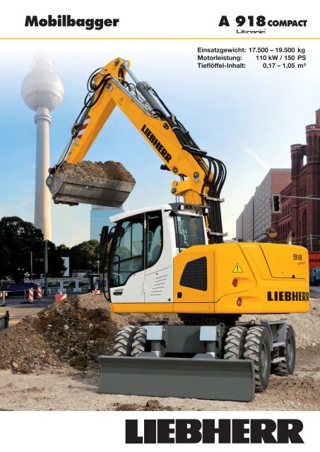 Mobilbagger - Liebherr