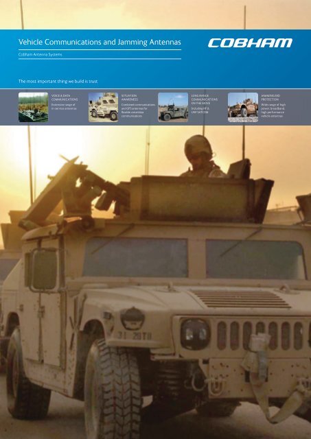 Vehicle Communications and Jamming Antennas