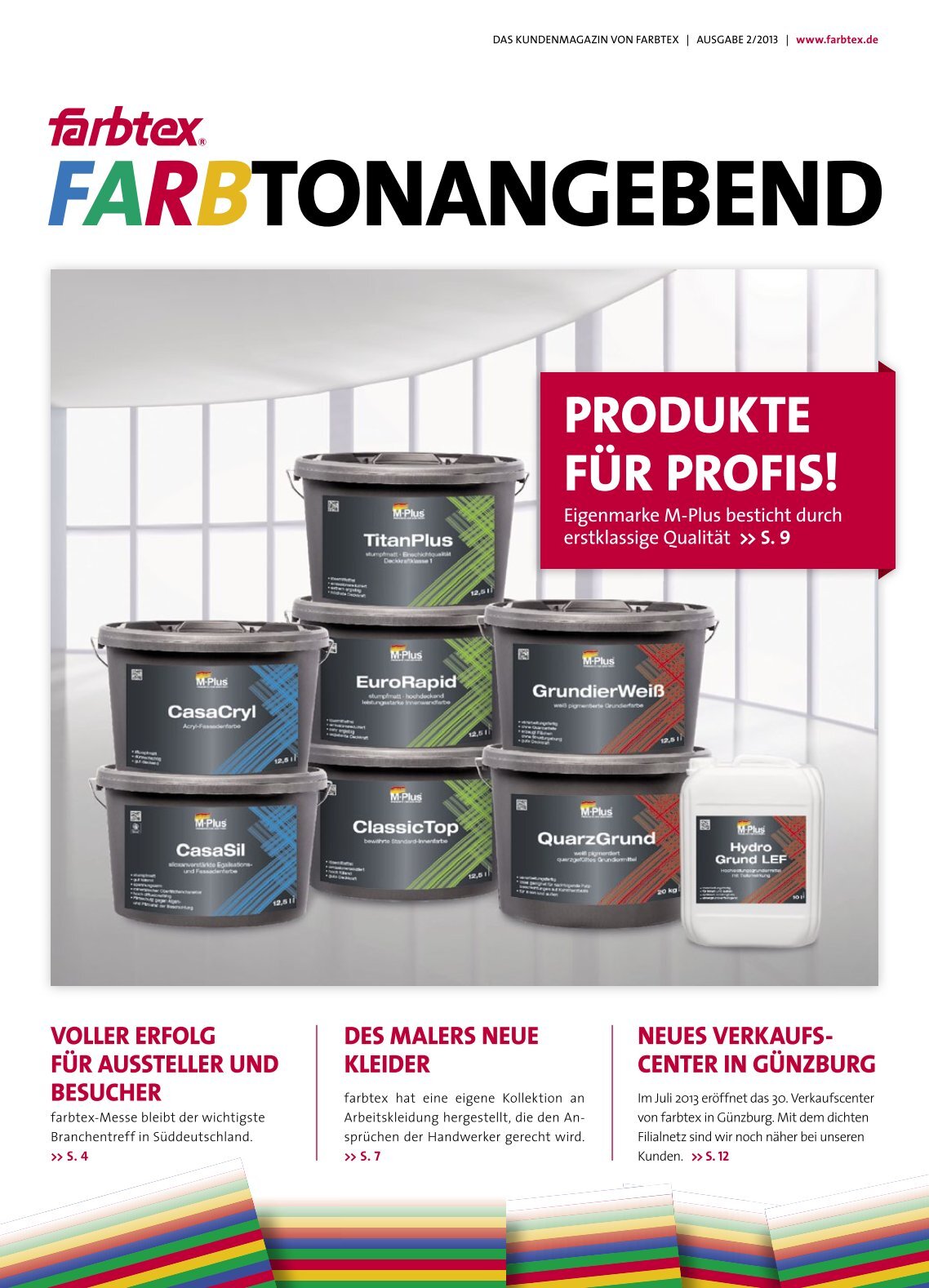 80 free Magazines from FARBTEX.DE