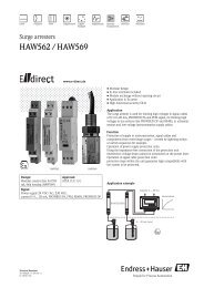 TD Liquifloat T FTS20 (PDF 255,0 kB) - Endress+Hauser Ireland