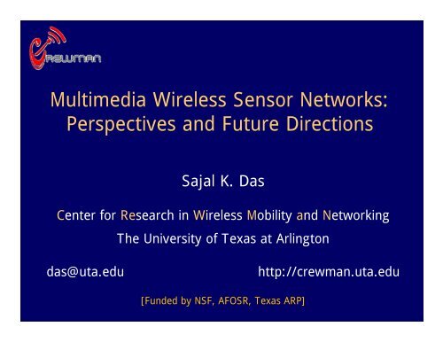 Multimedia Wireless Sensor Networks - LCN