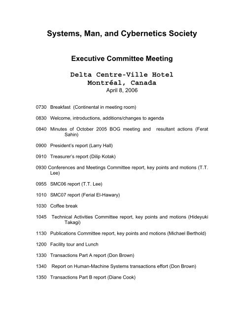 Chairs - IEEE Systems, Man, and Cybernetics Society