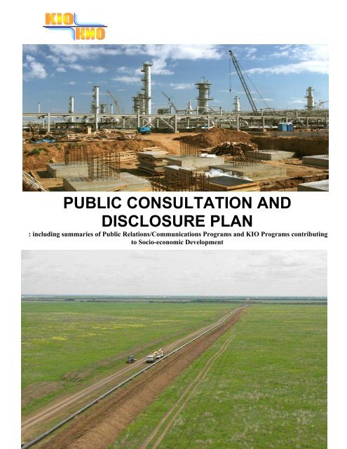 PUBLIC CONSULTATION AND DISCLOSURE PLAN - IFC