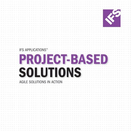 Project Based Solution Customer Booklet - IFS