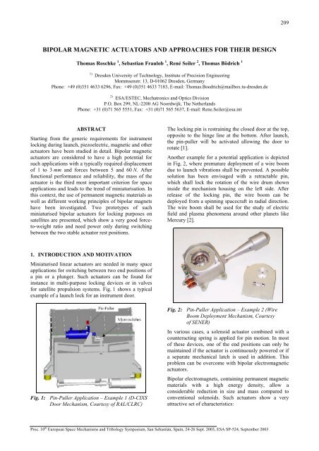 bipolar magnetic actuators and approaches for their design