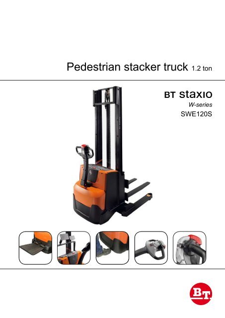 Pedestrian stacker straddle version - Bt-forklifts.com