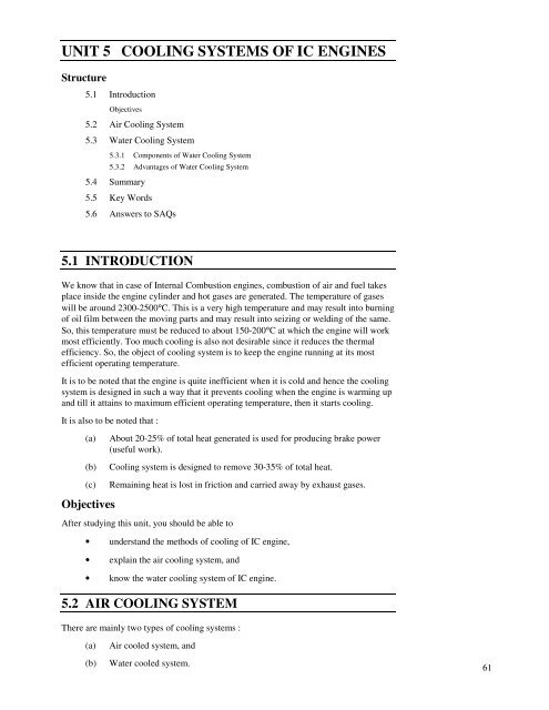 Types of cooling systems in ic engines - logoskum