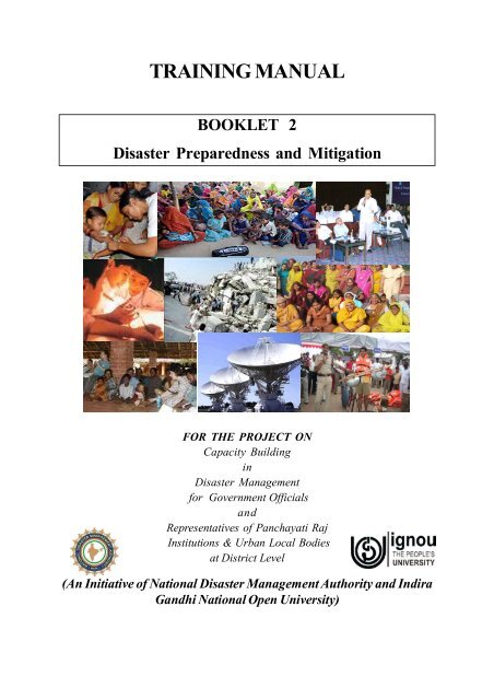 Disaster Preparedness and Mitigation - IGNOU