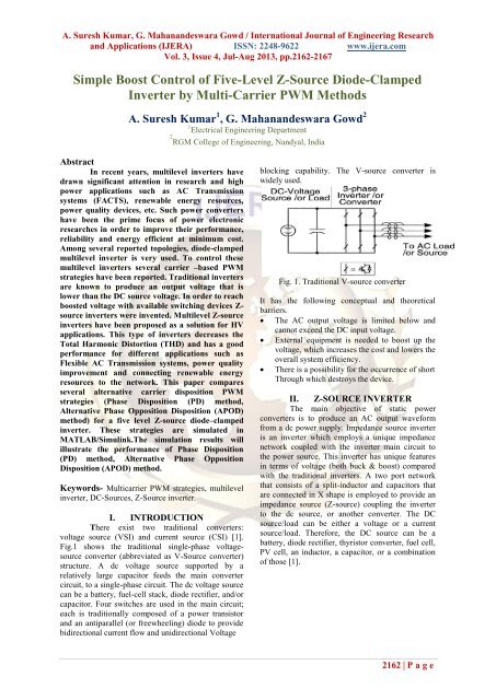 Simple Boost Control Of Five Level Z Source Diode